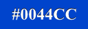 #0044CC | ALOG