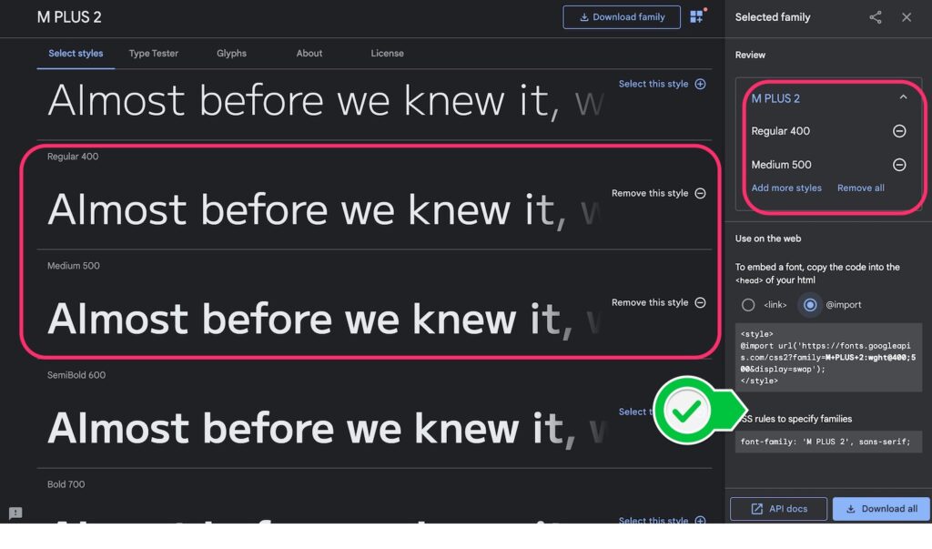 Google Fonts 日本語Webフォント「M PLUS 2」はバリアブルフォント | ALOG