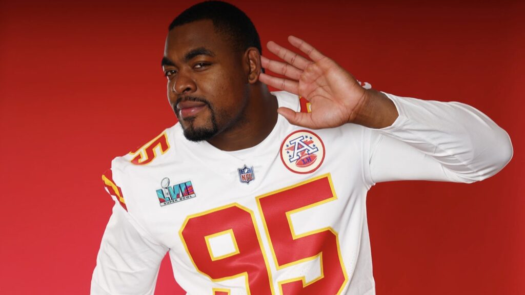 NFL 2022 CHAMPIONSHIP ROUNDのNFL WAY TO PLAYはチーフス DT クリス・ジョーンズ | ALOG